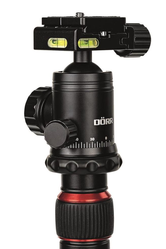 Dörr Pro Black PB-165 Aluminum Tripod - Ringfoto Meppel